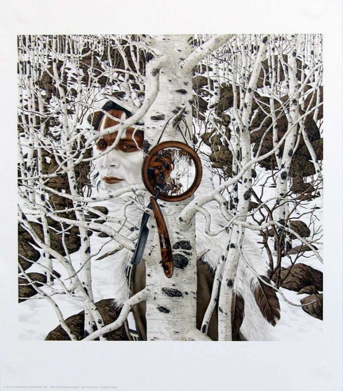 Two More Indian Horses | Sought After Bev Doolittle Triptych