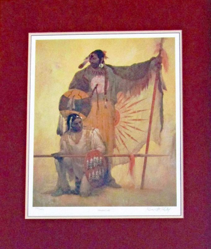 Mandan Gold | Kenneth Riley Native American Art Print