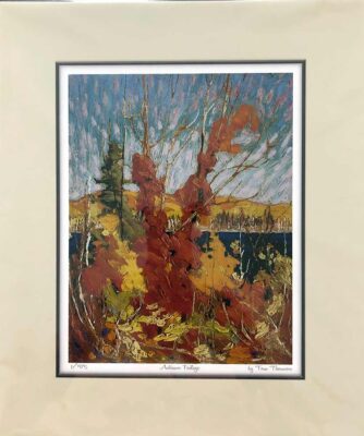 Autumn Foliage | Lithographic Print By Artist Tom Thomson