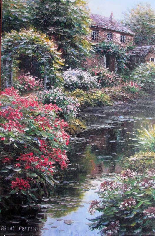Henry Peeters Artist | Litchfield Arbor - Giclee On Canvas