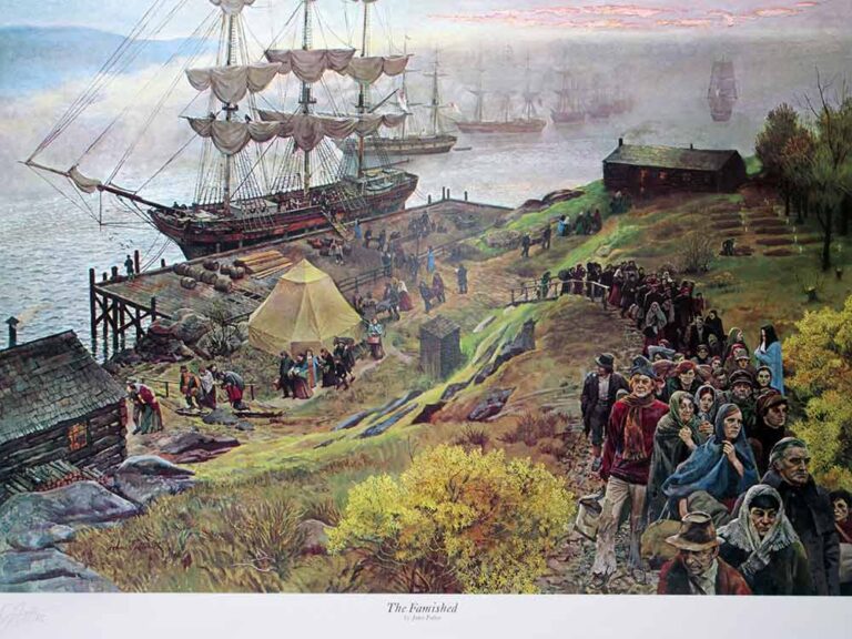 Lithographic Print | The Famished - John Falter