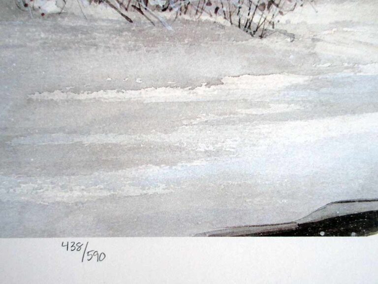 Artist D.R. Laird | Winter Lace - A Lithographic Print